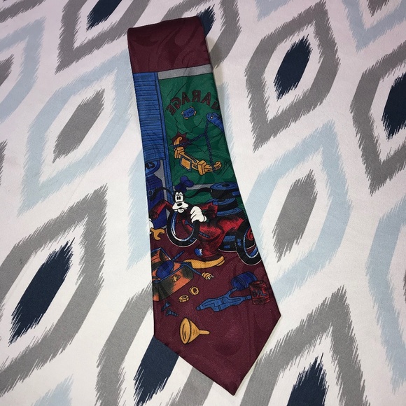 Disney | Accessories | Disney Mickey Unlimited Goofy Mechanic Tie ...